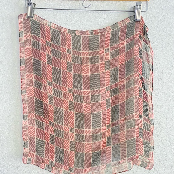 Ann Taylor | Accessories | Vintage Ann Taylor Red Black Striped Funky ...